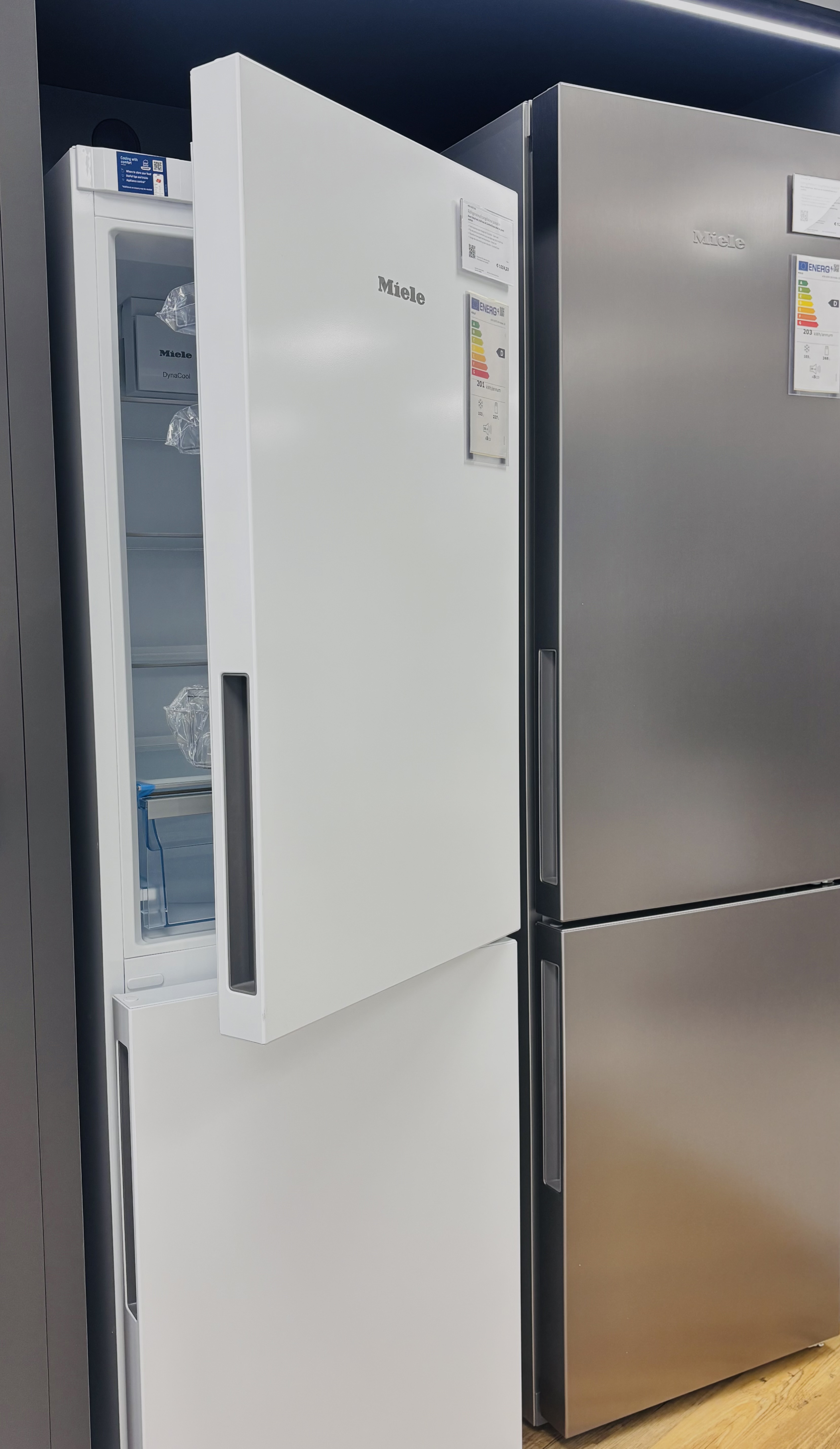 Réfrigérateur/congélateur posable miele KFN 4375 DD